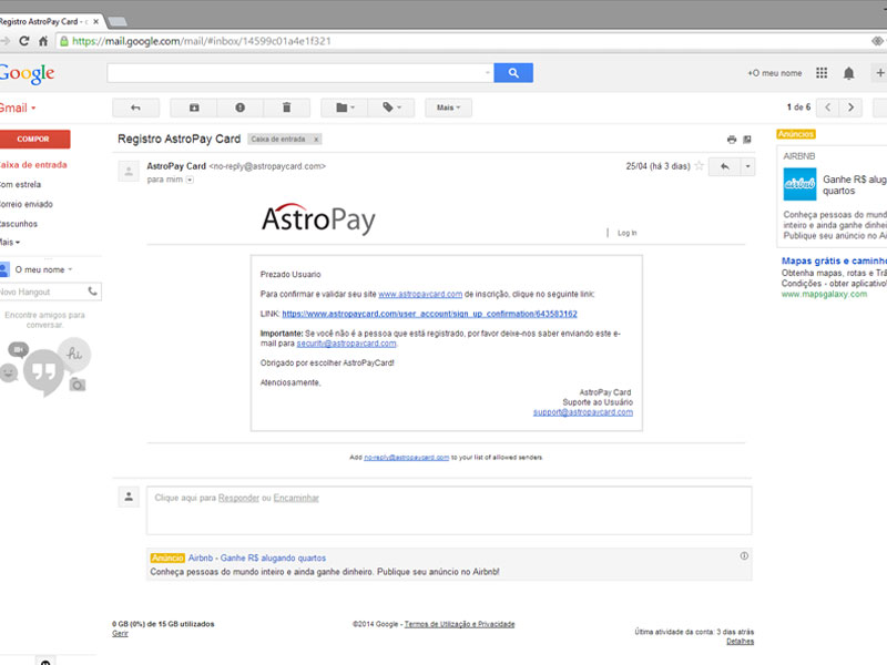 Como depositar com Astropay