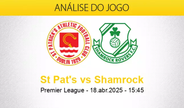 Prognóstico St Patricks Athletic Shamrock Rovers