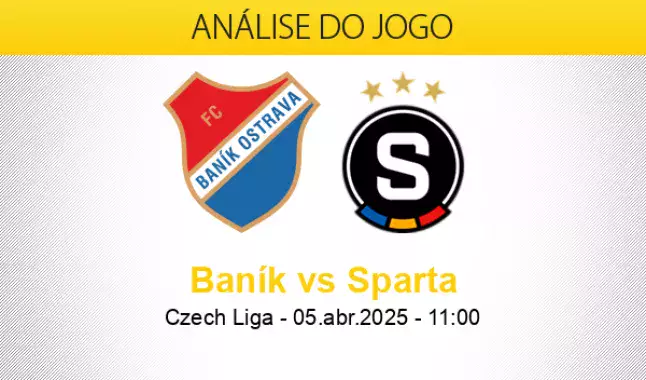 Prognóstico Baník Ostrava Sparta Praga