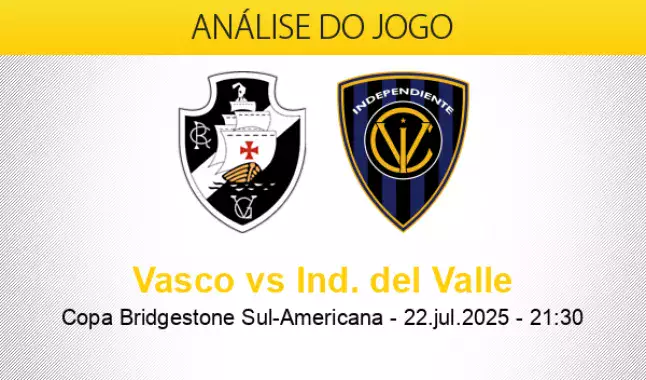 Prognóstico Vasco da Gama Independiente Valle