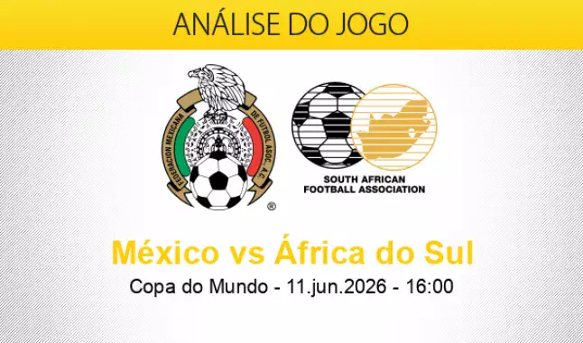 Prognóstico México África do Sul