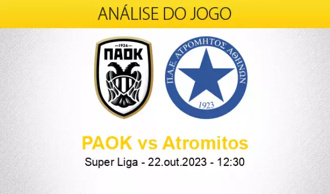 Prognóstico PAOK Atromitos Athens