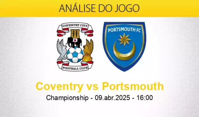 Prognóstico Coventry City Portsmouth