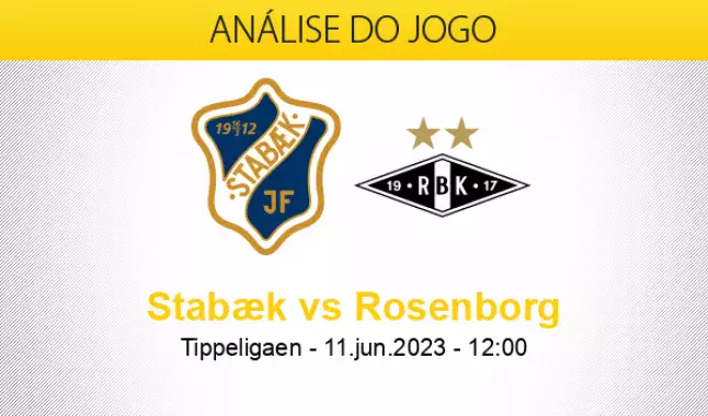 Prognóstico Stabaek Rosenborg