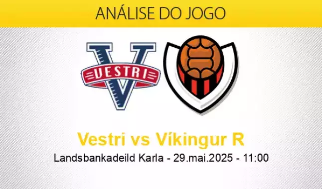 Prognóstico Vestri Víkingur Reykjavík