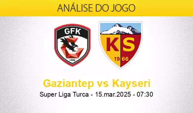 Prognóstico Gaziantep FK Kayserispor