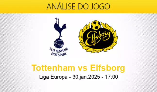 Prognóstico Tottenham Elfsborg