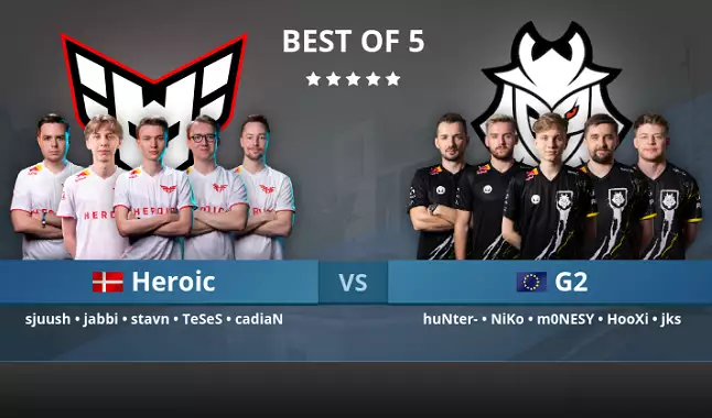 IEM Katowice 2023: Heroic e G2 se enfrentarão na Final